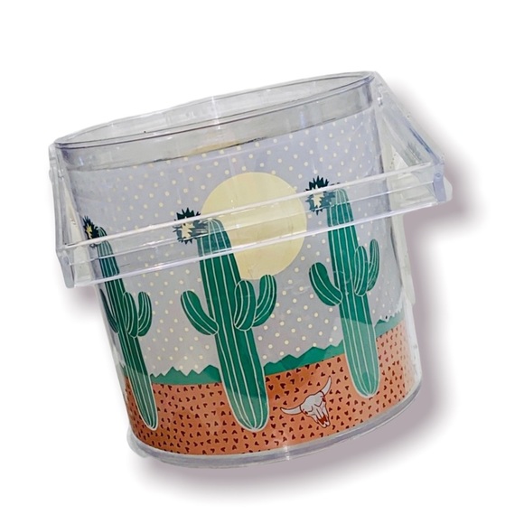 Dining | Vintage 8s Southwest Cactus Ice Bucket | Poshmark